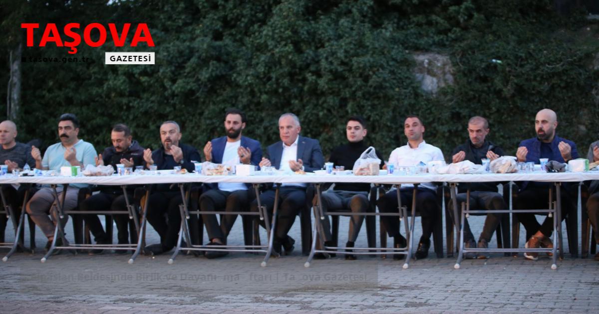 Alpaslan Beldesinde Birlik ve Dayanışma İftarı | Taşova Gazetesi