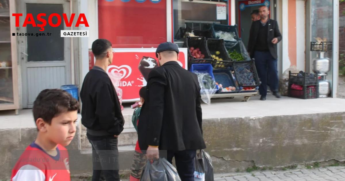 Gadadu’da İyiliği Paylaştılar.. | Taşova Gazetesi